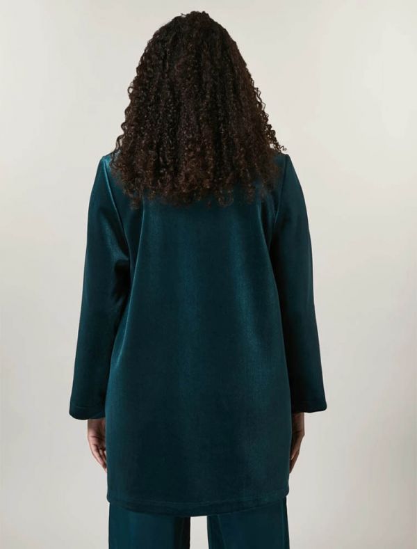 Spolverino curvy Persona - bosco - Smartmoda Shop Online